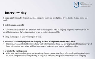 Interview etiquette | PPTX