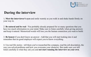 Interview etiquette | PPTX