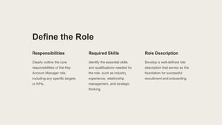 How to Hire a perfect Key Account Manager | PPTX