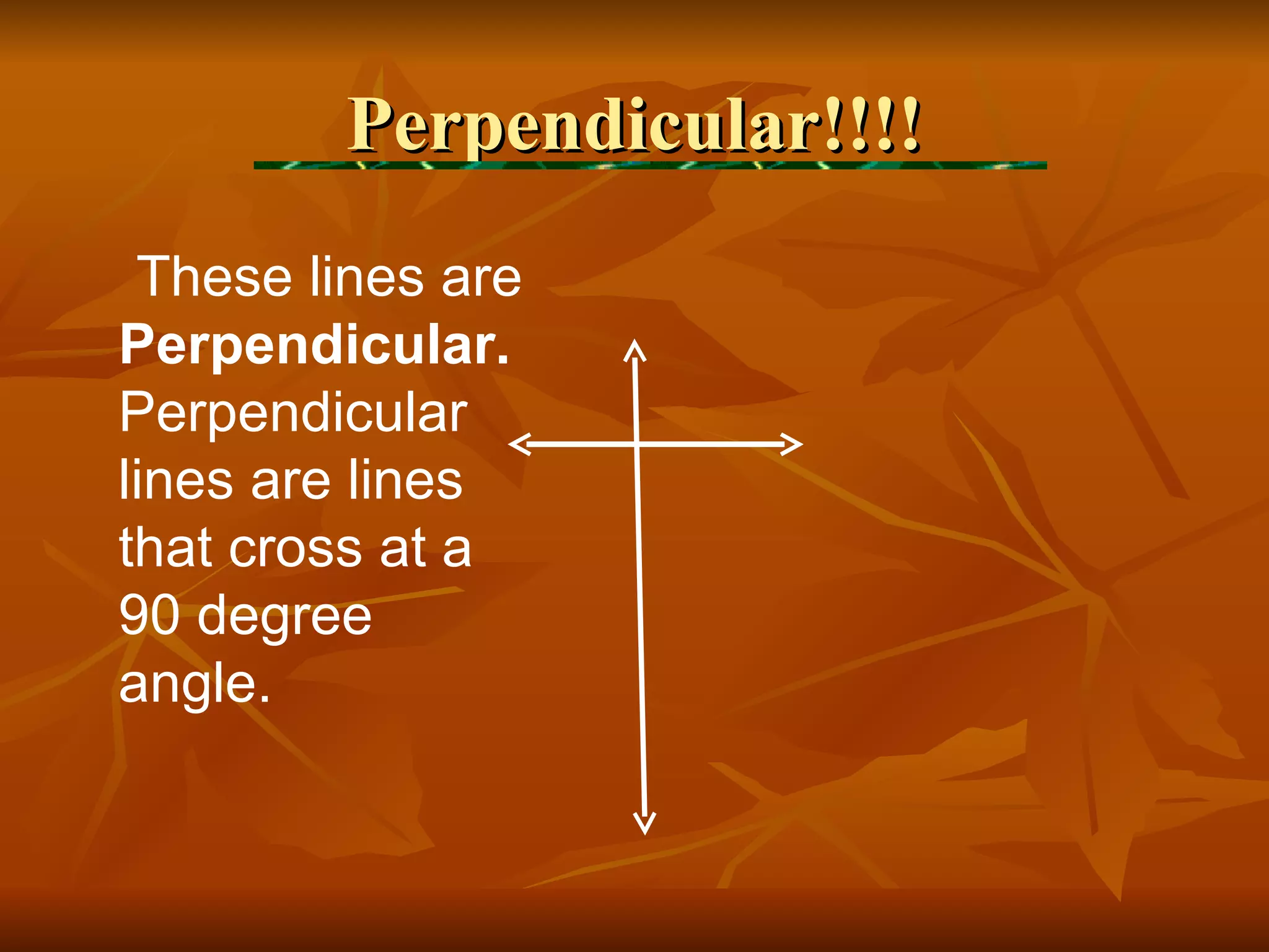 How To Identify Line Relationships!!! | PPT