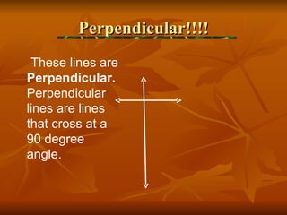 How To Identify Line Relationships!!! | PPT