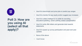 Webinar - How to Implement a Data-Driven Compensation Strategy | PPT