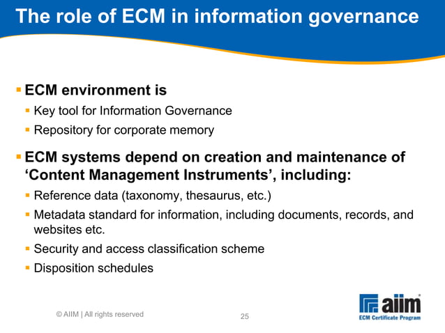 How to implement ECM?