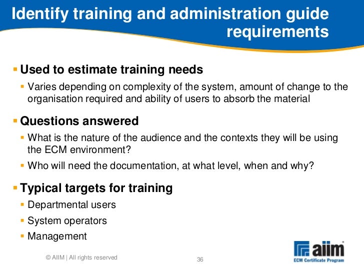 How to implement ECM?