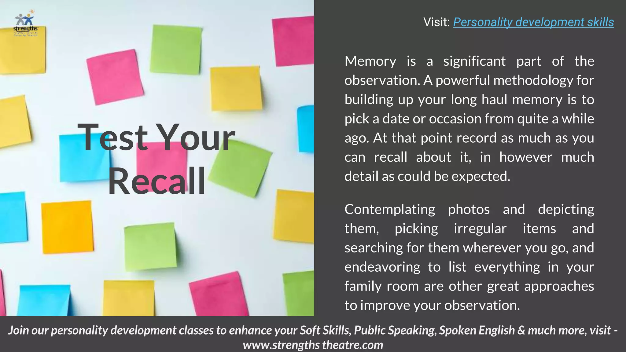 How to Improve Observation Skills | PPTX