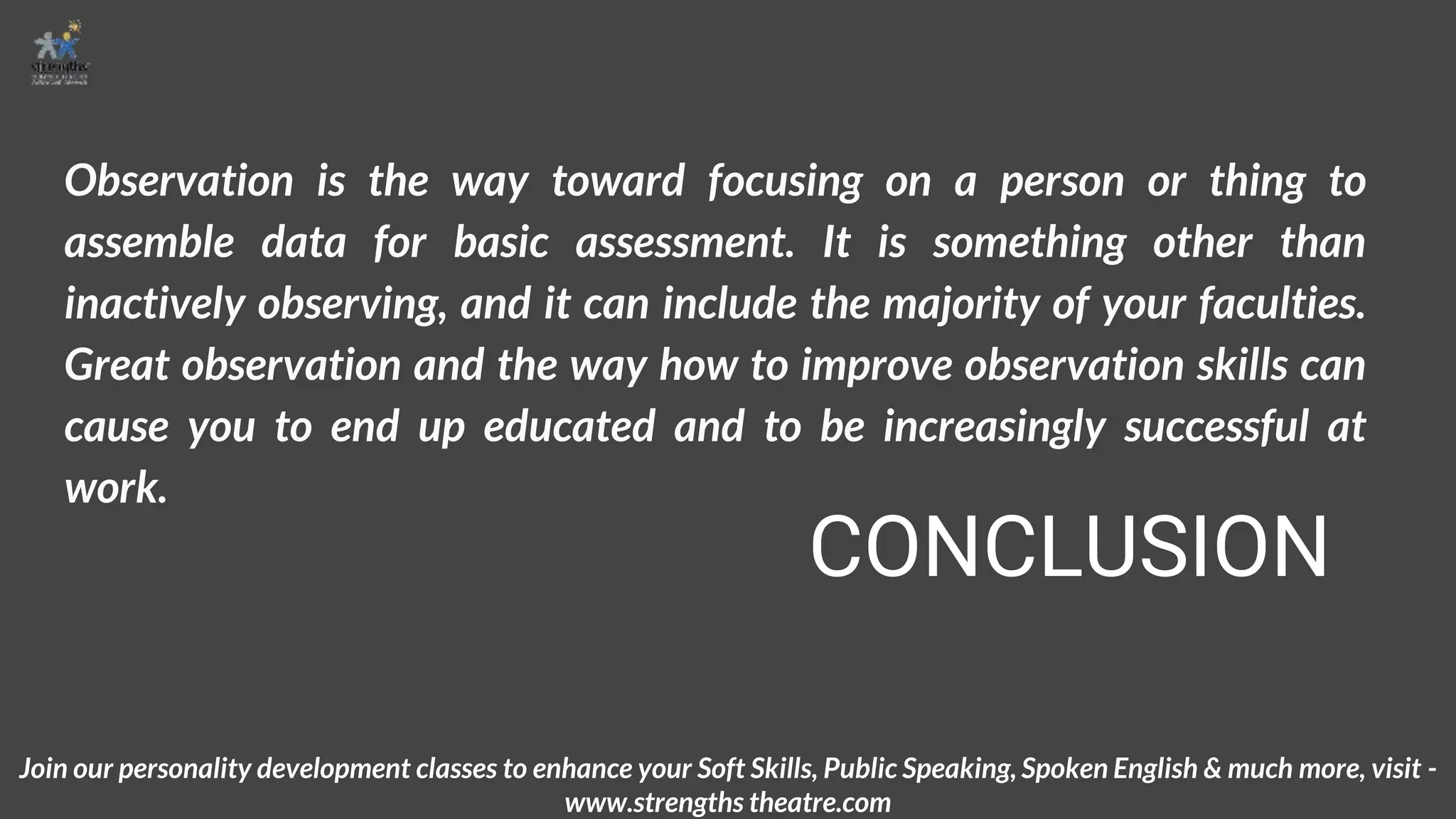 How to Improve Observation Skills | PPTX