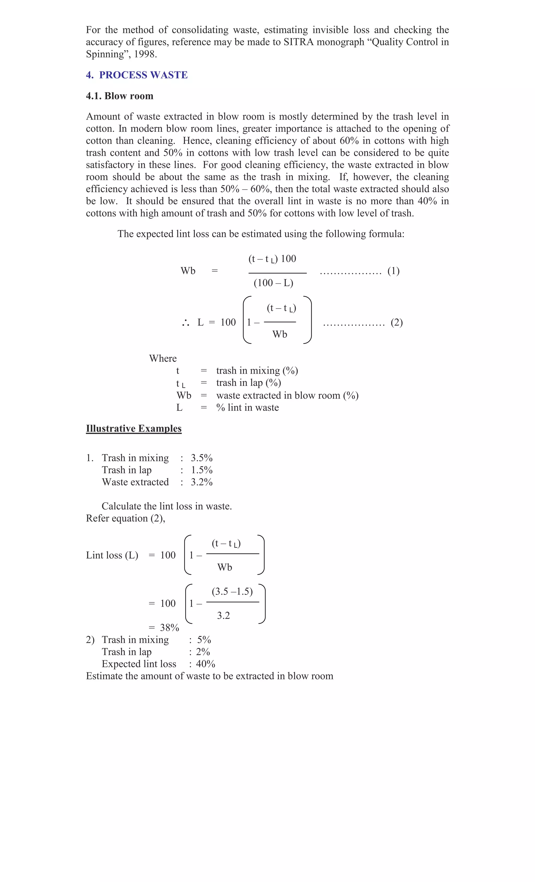 How to-improve-yarn-realization-and-control-wastes | PDF