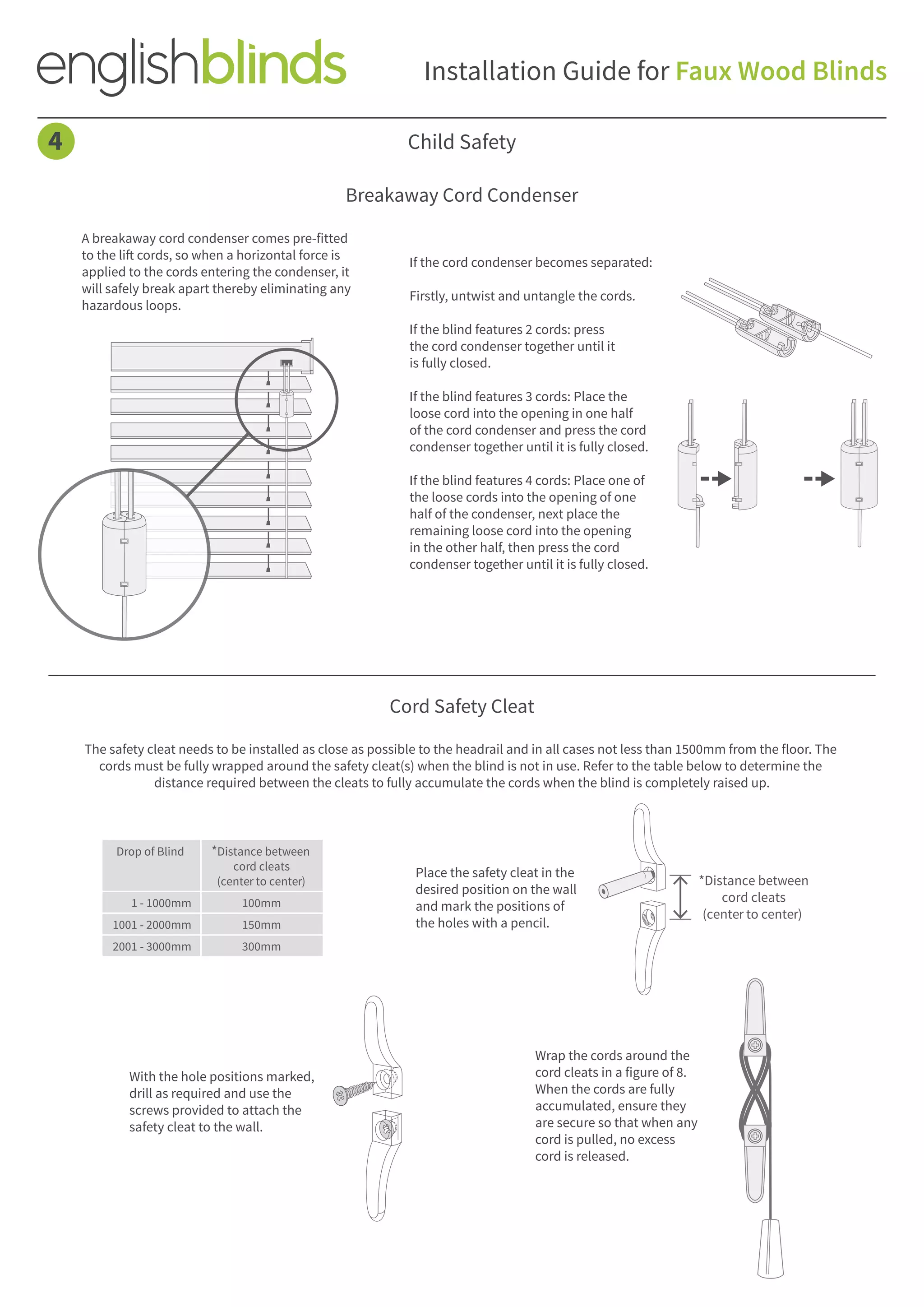 How to Fit Faux Wood Blinds | PDF