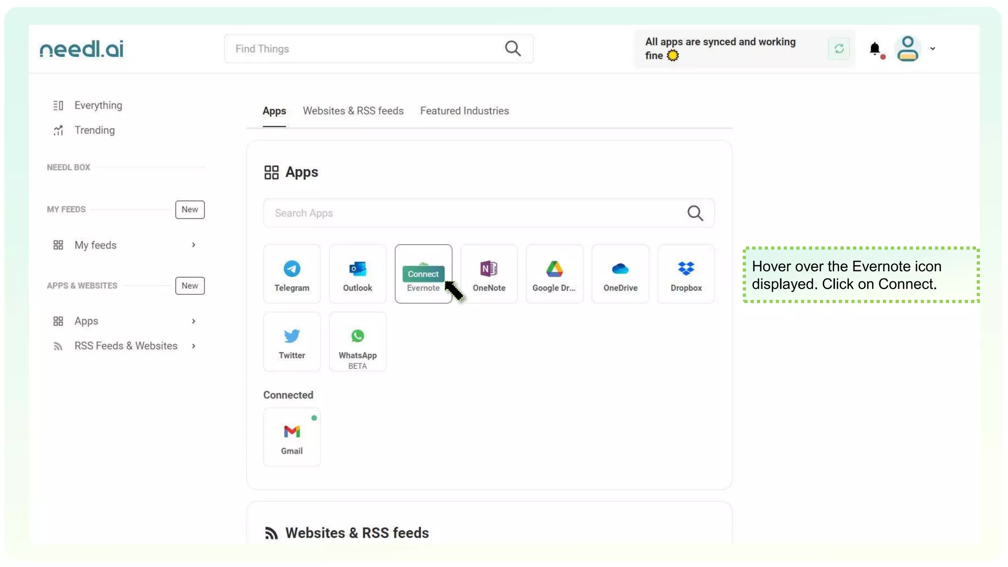 How To Integrate Evernote With Needl Ppt