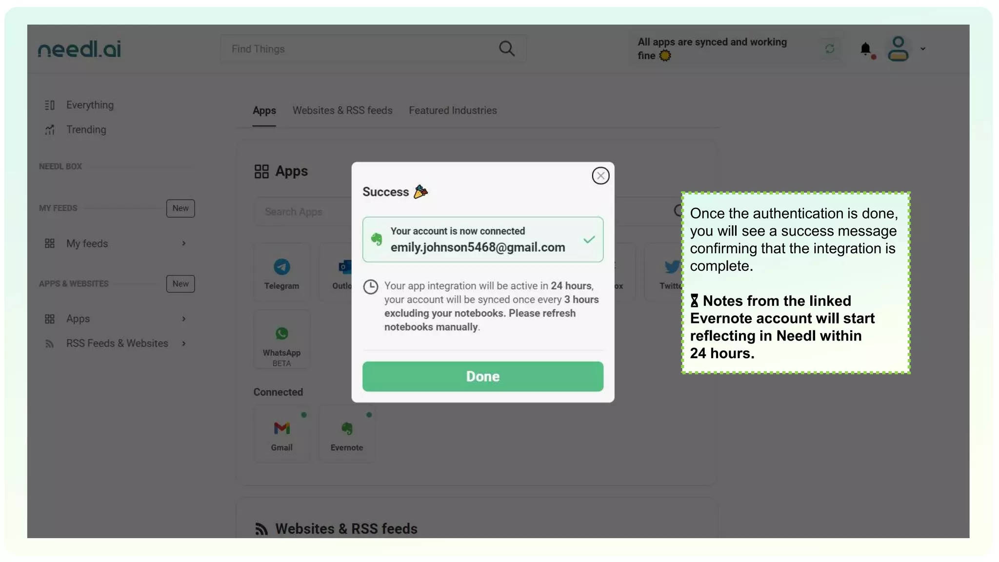How To Integrate Evernote With Needl Pptx