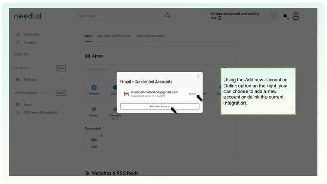 How to integrate your Gmail with Needl | PPT