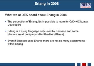 How to introduce erlang into an organization successfully | PPT