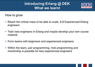 How to introduce erlang into an organization successfully | PPT