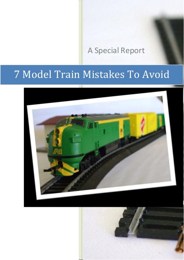 Ways To Avoid Errors Involving Train Layouts And Model Train Scenery