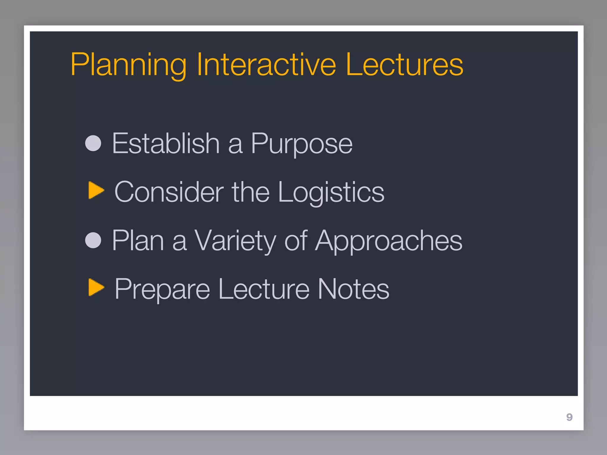 How To Lecture | PPT