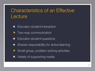 How To Lecture | PPT