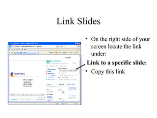 How to link your PPT | PPT
