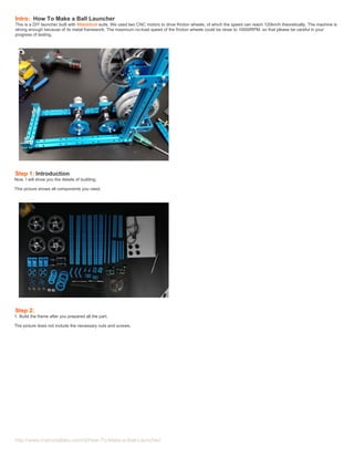 Diy remote ball launcher online