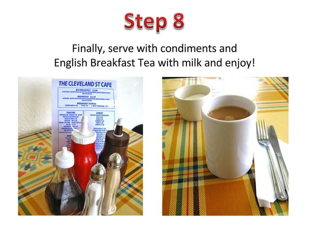 How to make a Full English Breakfast | PPT