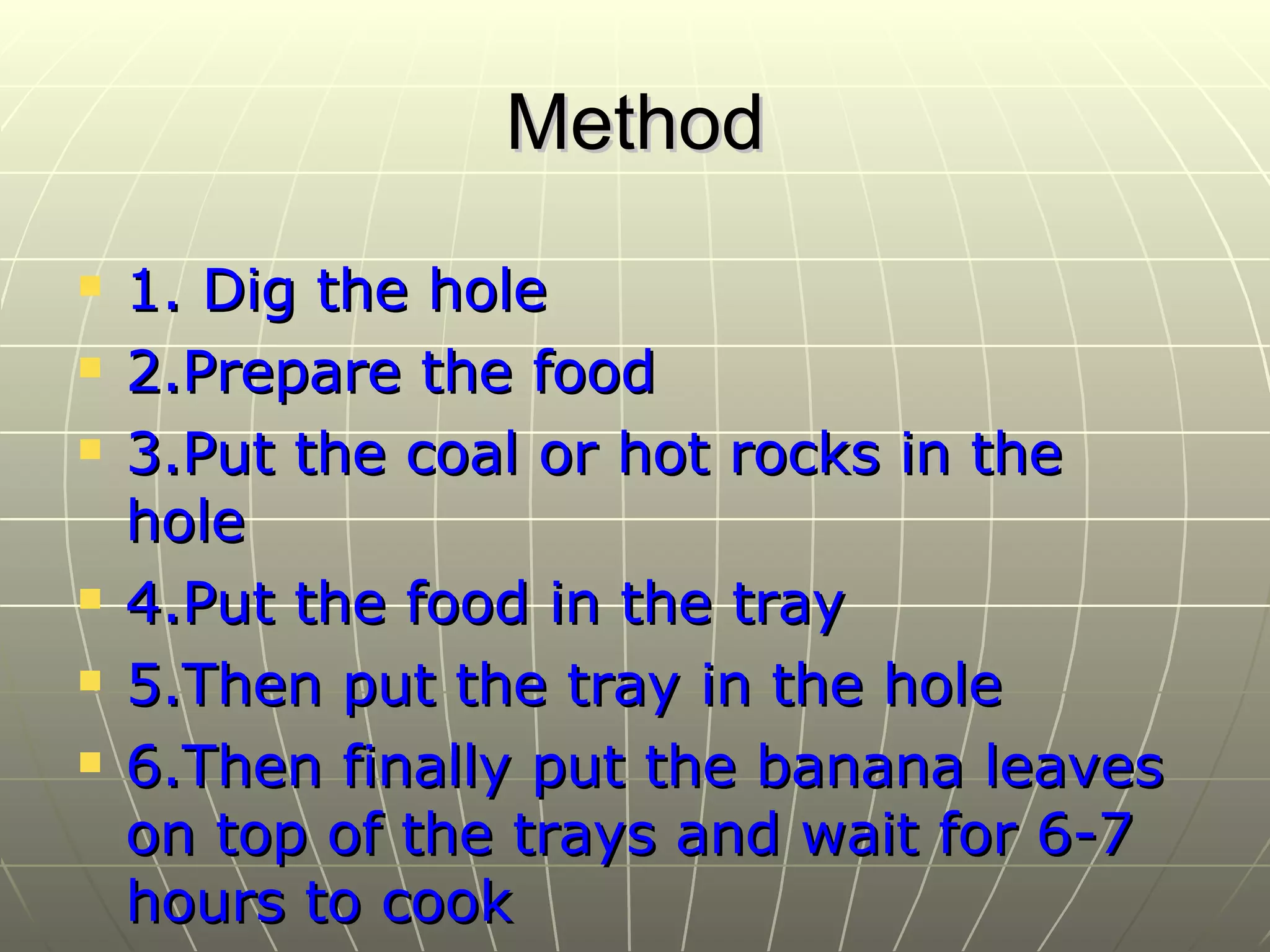 How to make a Hangi | PPT