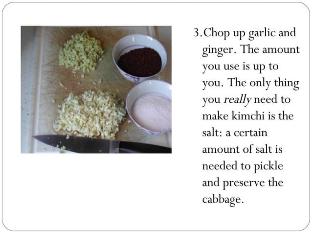 How To Make A Kimchi | PPT