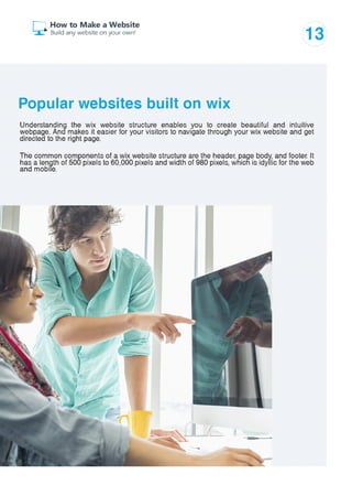 How to Build a Website Using Wix | PDF