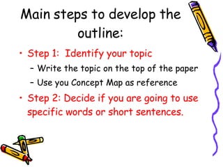 How To Make An Outline | PPT