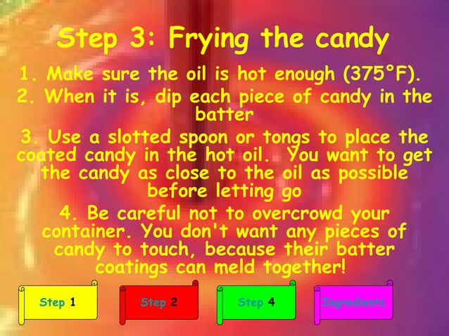 How to make candy | PPT