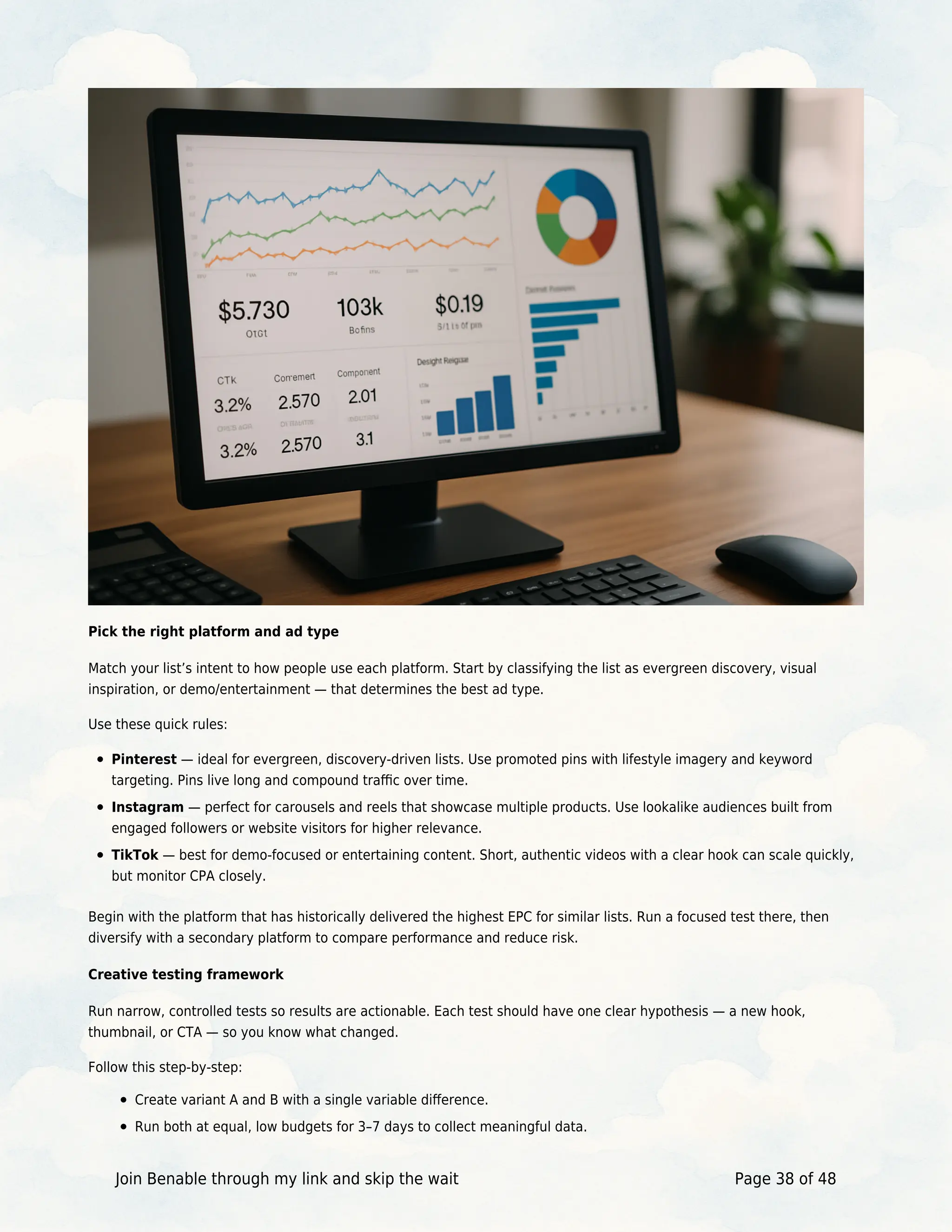 How to Make Money as as Affiliate with Benable in 2025 | PDF