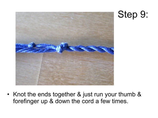 How To Make Twisted Cord | PPT