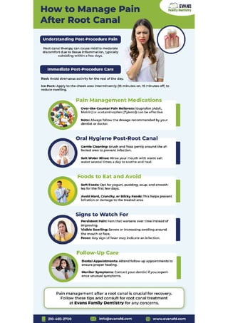 How-to-Manage-Pain-After-Root-Canal .pdf | Dental Health | Diseases and Conditions