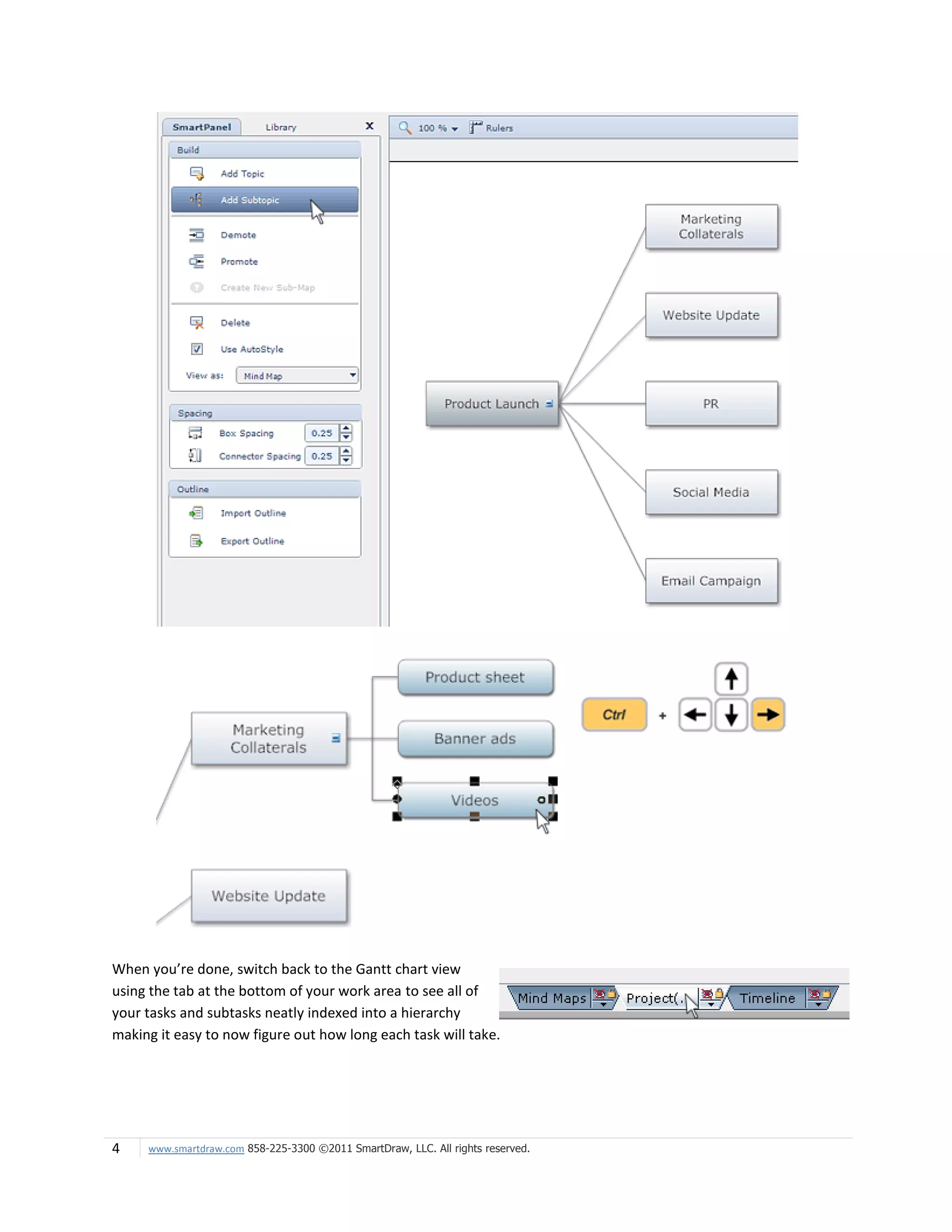 How to Manage Projects with SmartDraw | PDF