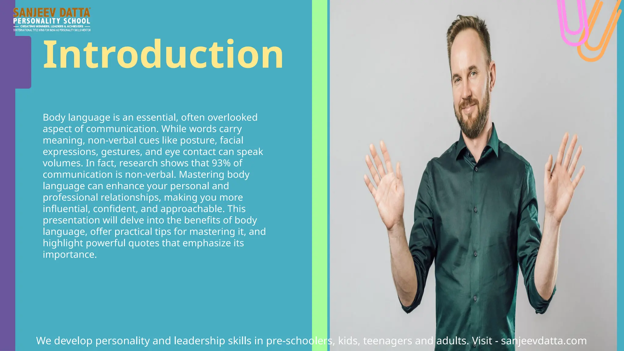 How to Master Body Language for Self Improvement? | PPTX