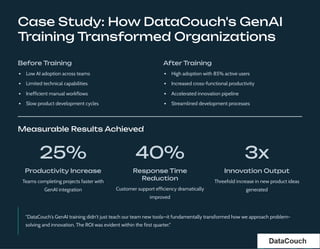 Measuring GenAI Training ROI: Key Metrics and Insights | PDF