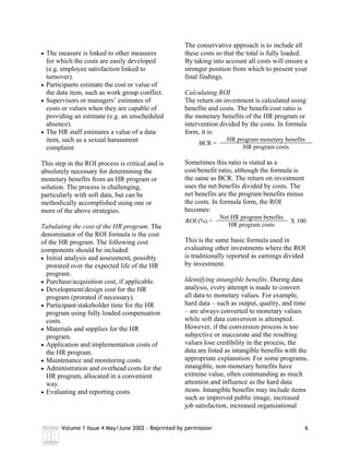 How to-measure-the-return-on-your-hr-investment | PDF | Human Resources ...