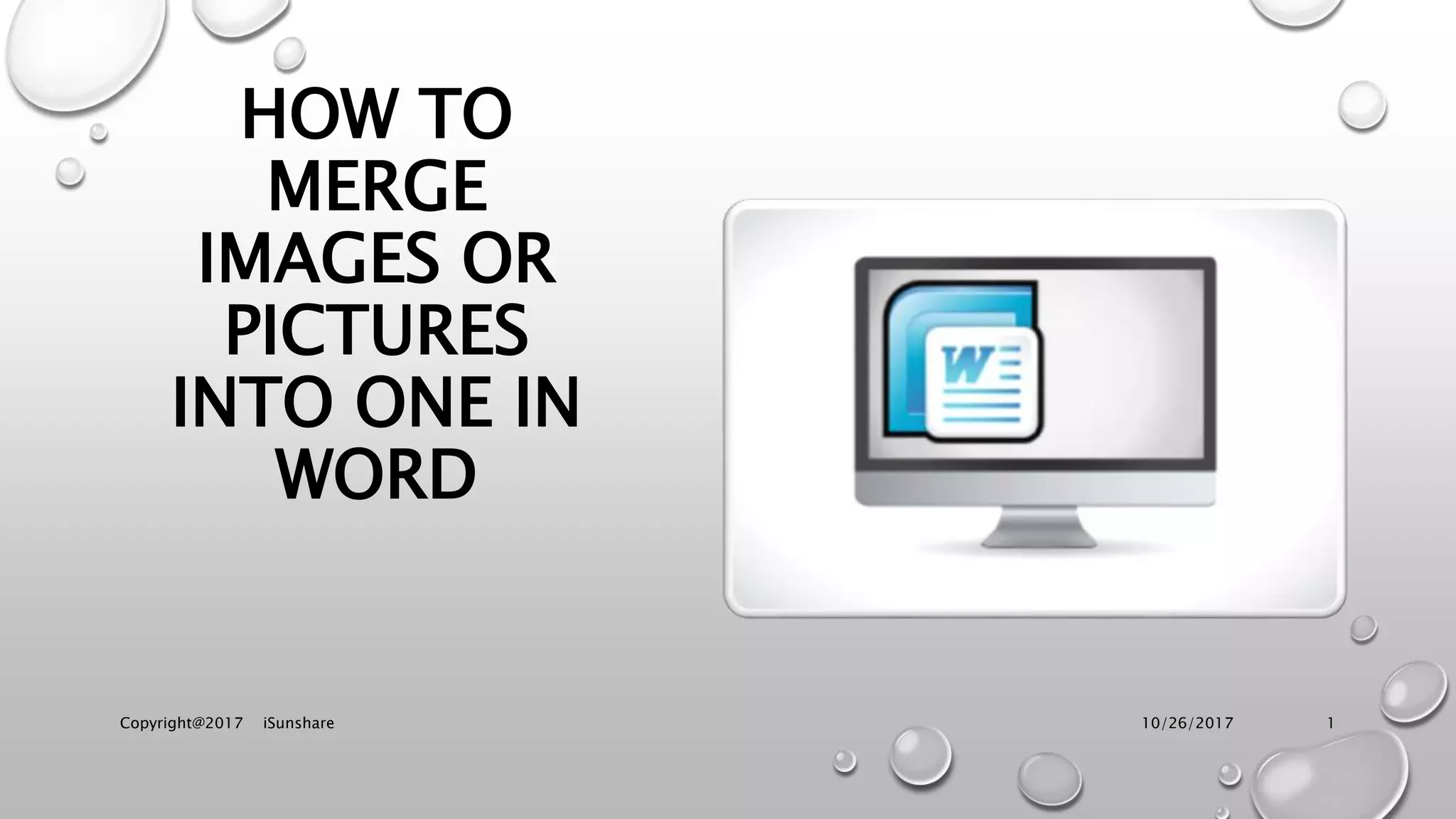 How to Merge Images or Pictures in Microsoft Office Word | PPTX