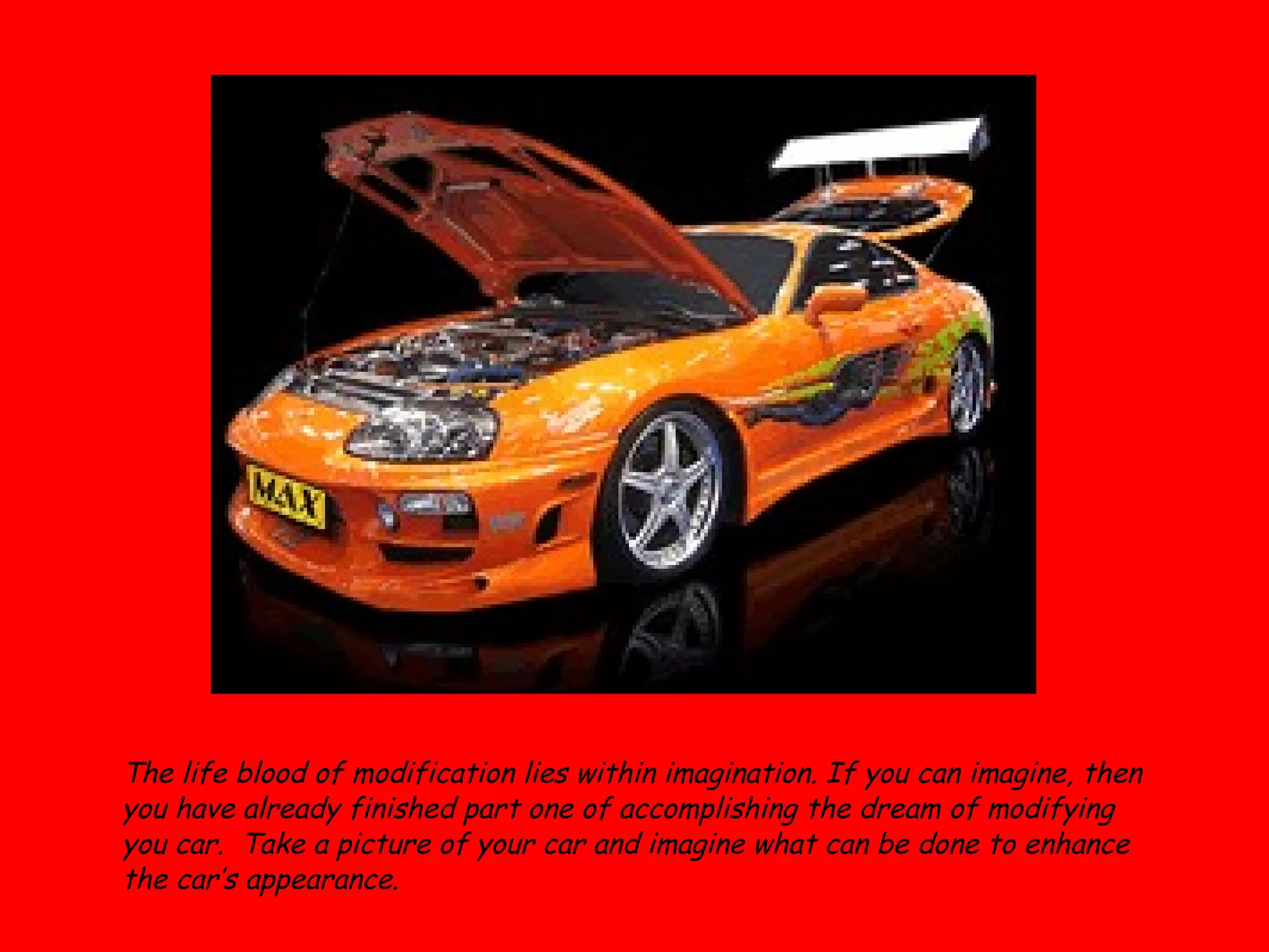 How To Modify A Car | PPT