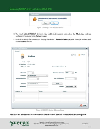 How to monitor MODBUS devices | PDF
