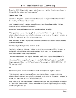 How To Motivate Others And Yourself | PDF
