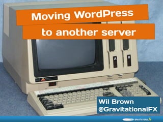 How to Move WordPress to Another Server | PDF | Databases | Computer Software and Applications