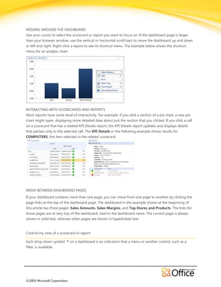 How to Navigate PerformancePoint 2010 Dashboards and Explore Data - EPC ...