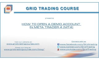 How to open account in Meta Trader (MT4) platform tutorial | PPT