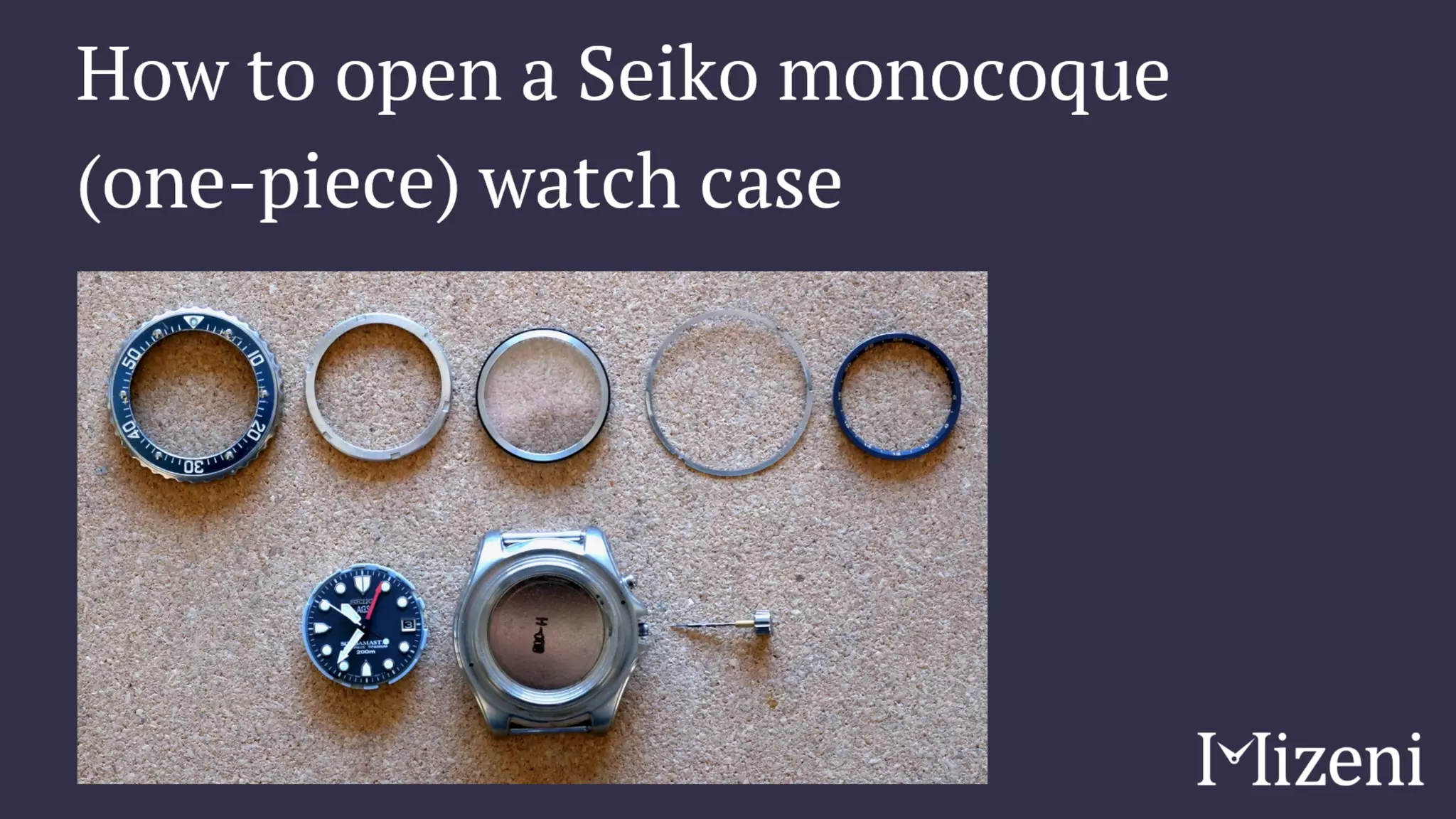How to open a Seiko monocoque (one-piece) watch case | PDF