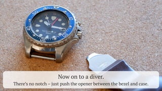 How to open a Seiko monocoque (one-piece) watch case | PDF