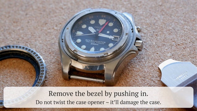 How to open a Seiko monocoque (one-piece) watch case | PDF | Diving ...