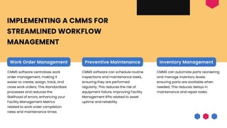 How to Optimize Your Maintenance Workflow Using CMMS and Process Mapping | PPT