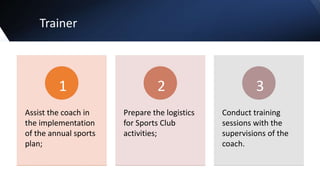 How-to-Organize-Sports-Club.ppt | Participant Sports | Fitness and Exercise