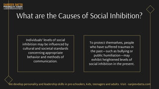 How to Overcome Social Inhibition? | PPTX