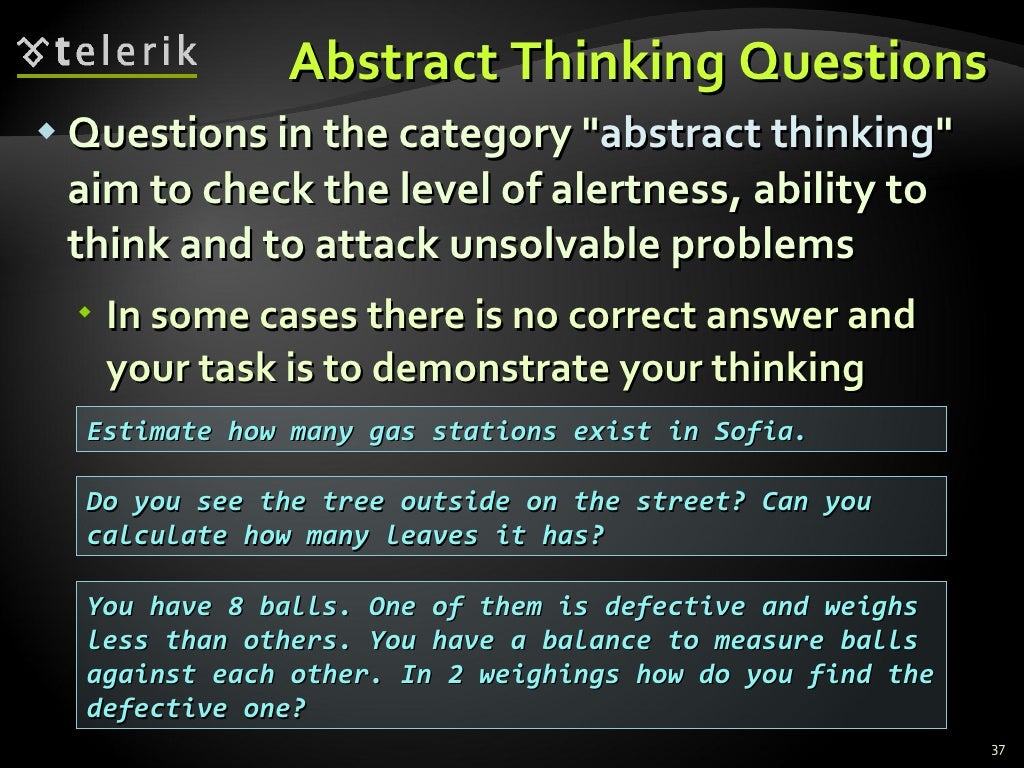 Abstract Thinking Questions Questions In abstract-thinking-questions-questions-in