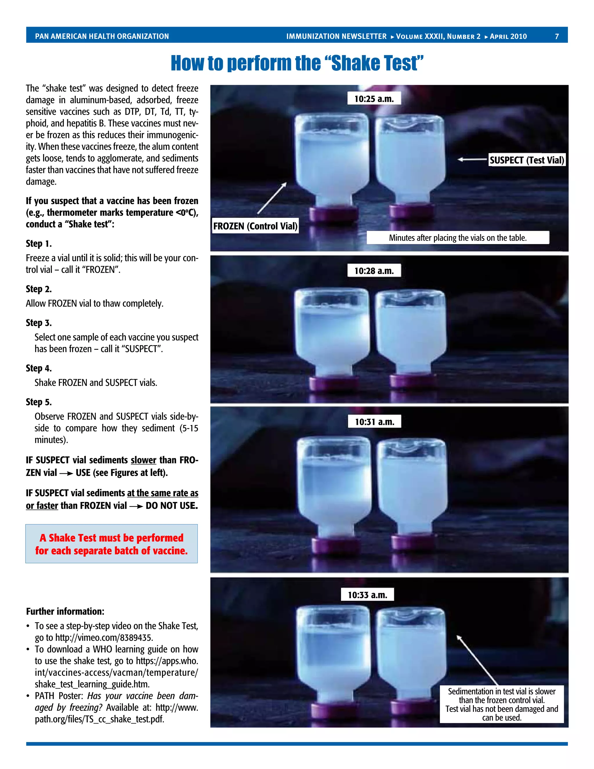 How to-perform-the-shake-test | PDF